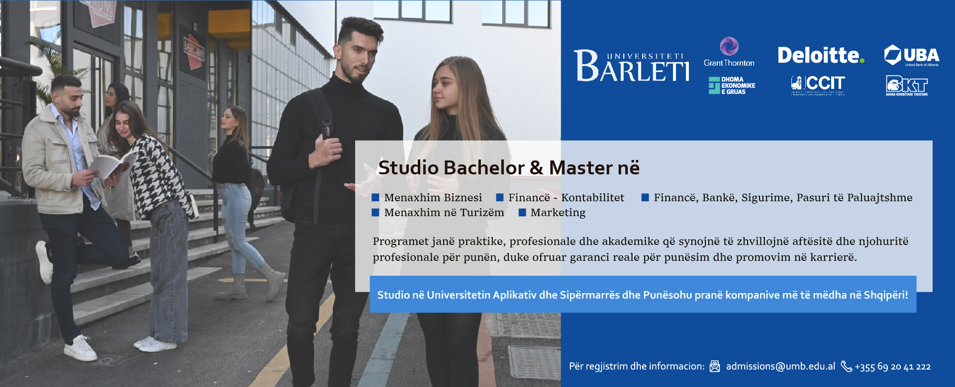 Faqja Kryesore - Universiteti "Barleti"